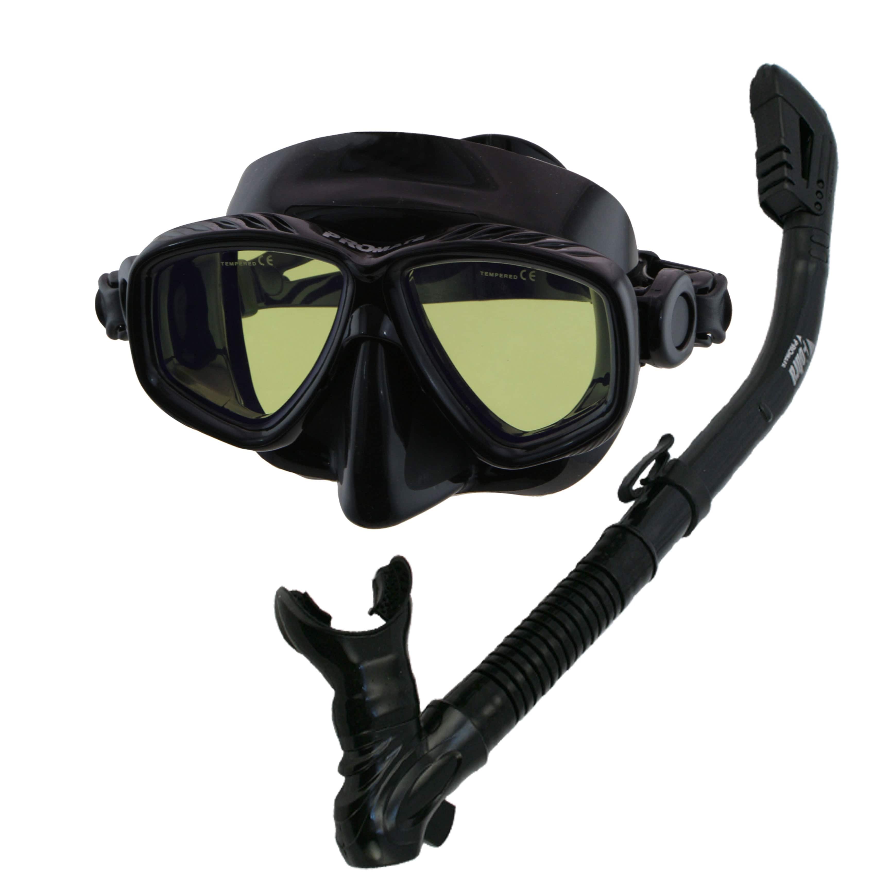Sea Viewer Snorkeling Scuba Dive Dry Snorkel Color Corrective Mask Gear ...