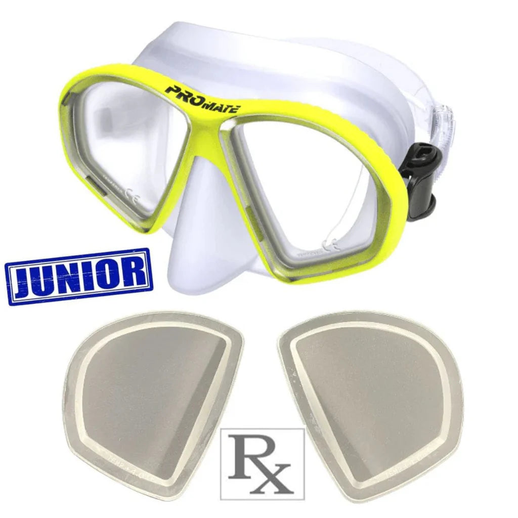 Custom Prescription Promate Spectrum Junior Scuba Dive Snorkeling Mask ...